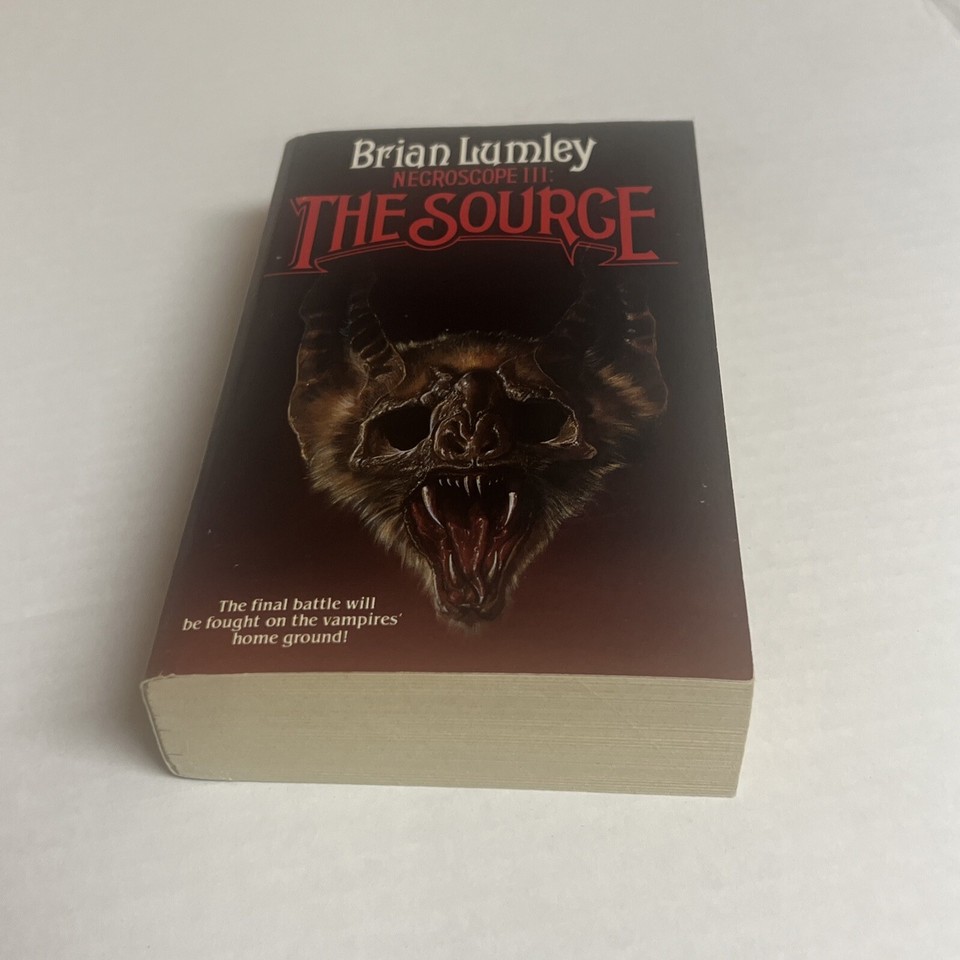Vintage 1989 "The Source" Necroscope III Brian Lumley First Edition ...