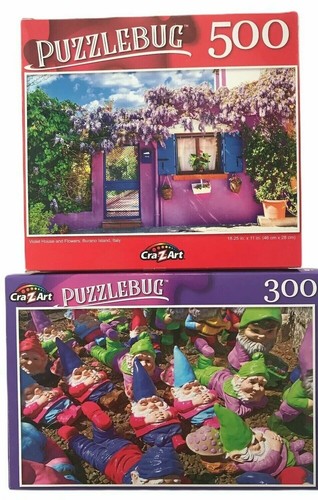 Puzzlebug Jigsaw Puzzles 300 500 Pieces Cra-Z-Art Set of 2 NEW ...