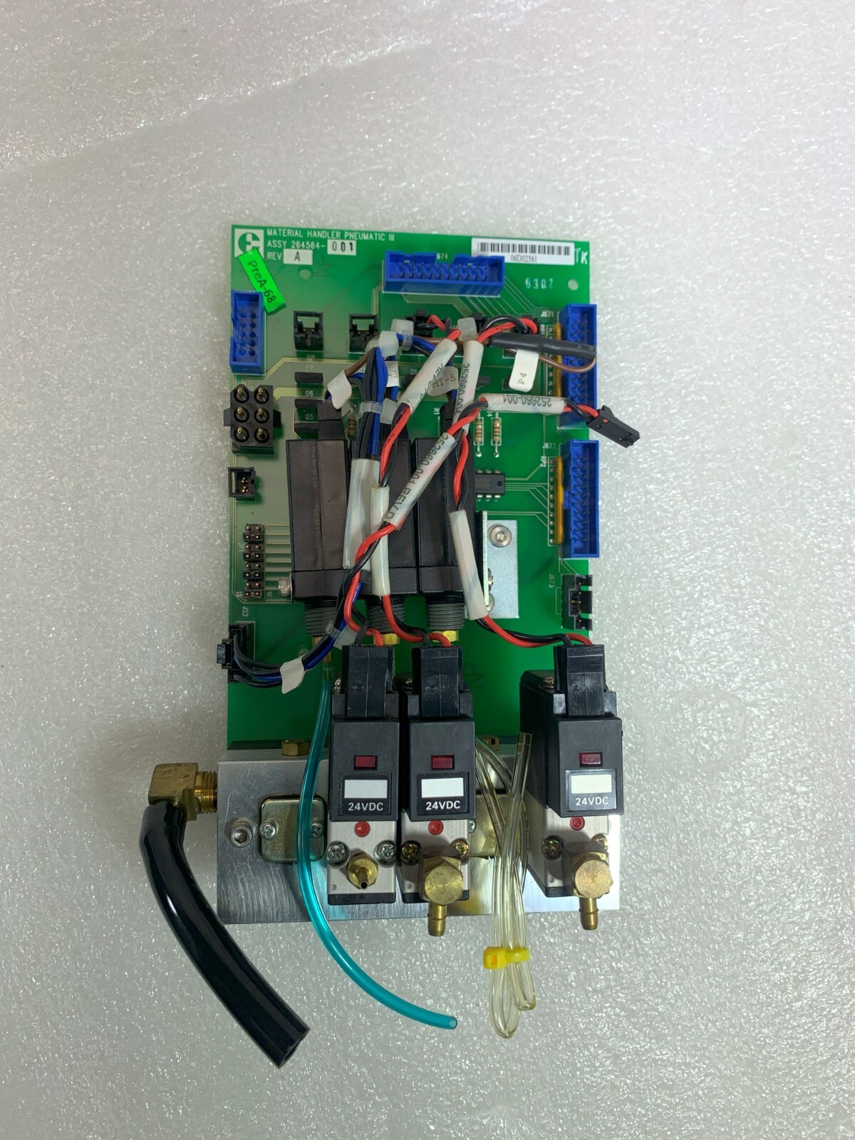 ElectroGlas Prober 264564-001 REV:A Material Handler Pneumatic III PCB ...