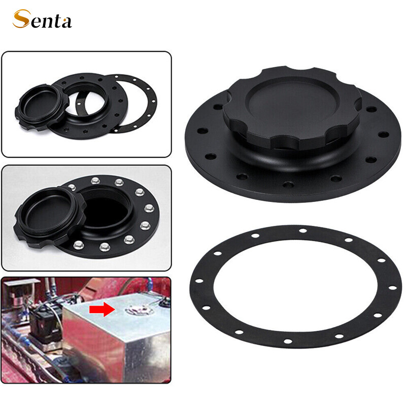 160mm Billet Aluminum Easy Fill Fuel Cell Gas Cap W/ 12 Hole Replace | eBay