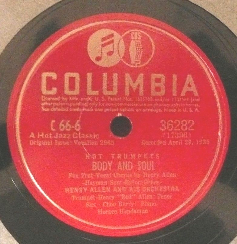 78 rpm album 4 records N- /album: M+ .HOT TRUMPETS -BIX/red/MUGGSY ...