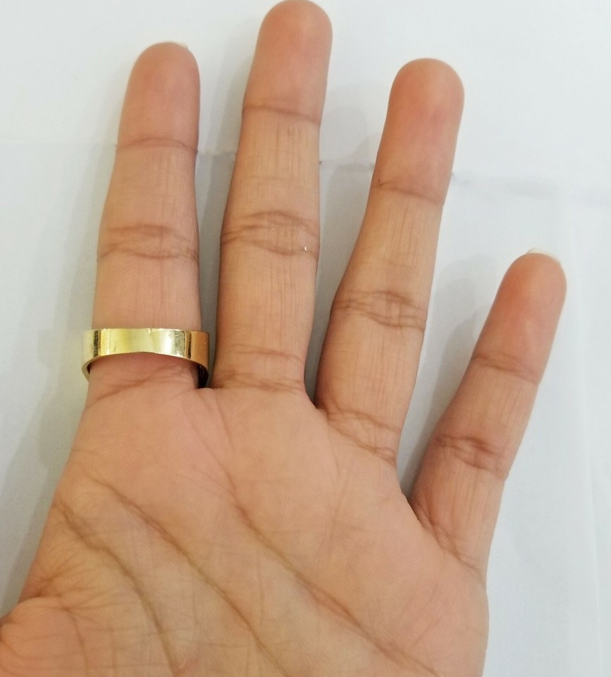 10k Real Yellow Gold Last Supper Ring Men Ring Size 10 Sizable Cross ...