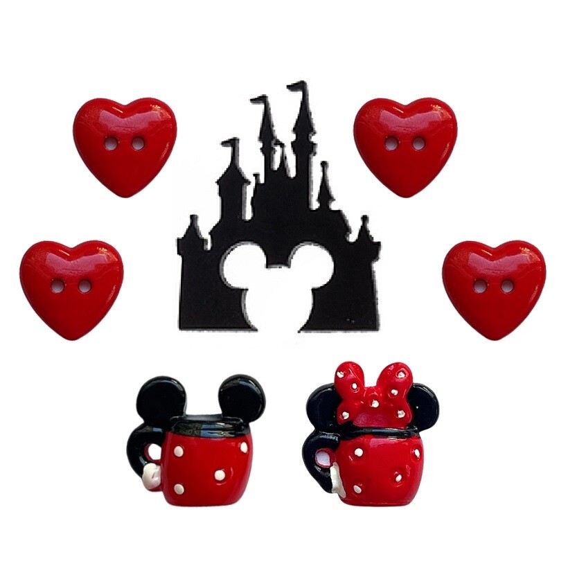 DISNEY BUTTONS & FLATBACKS, CHOOSE YOUR FAVORITE CHARACTERS HAND ...