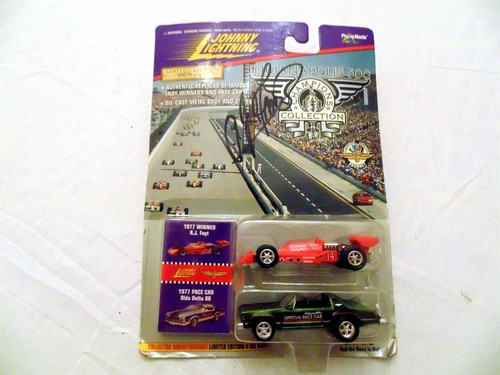 VINTAGE JOHNNY LIGHTNING INDY 500 LEGENDS CAR AUTOGRAPHED BY A J FOYT ...