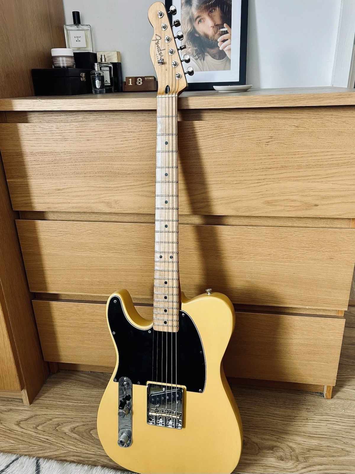 SOLD: left handed Fender MIM Telecaster, modded as Esquire - now £325 ...