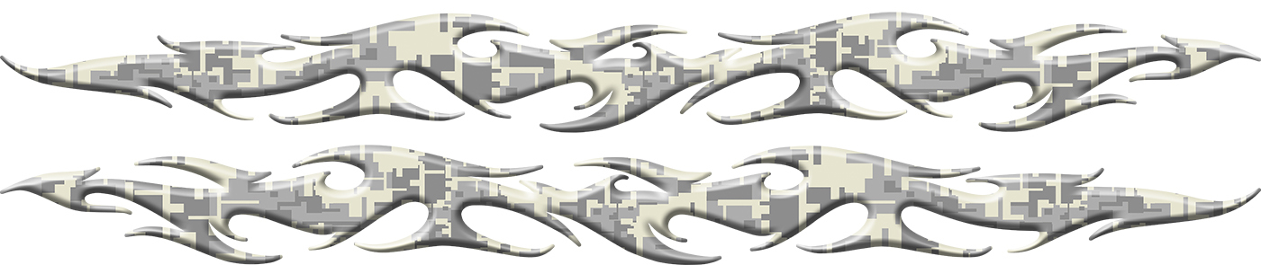 2 Car Truck Digital Camo Side Decals Graphics Stripes Vinyl #B1096 ...