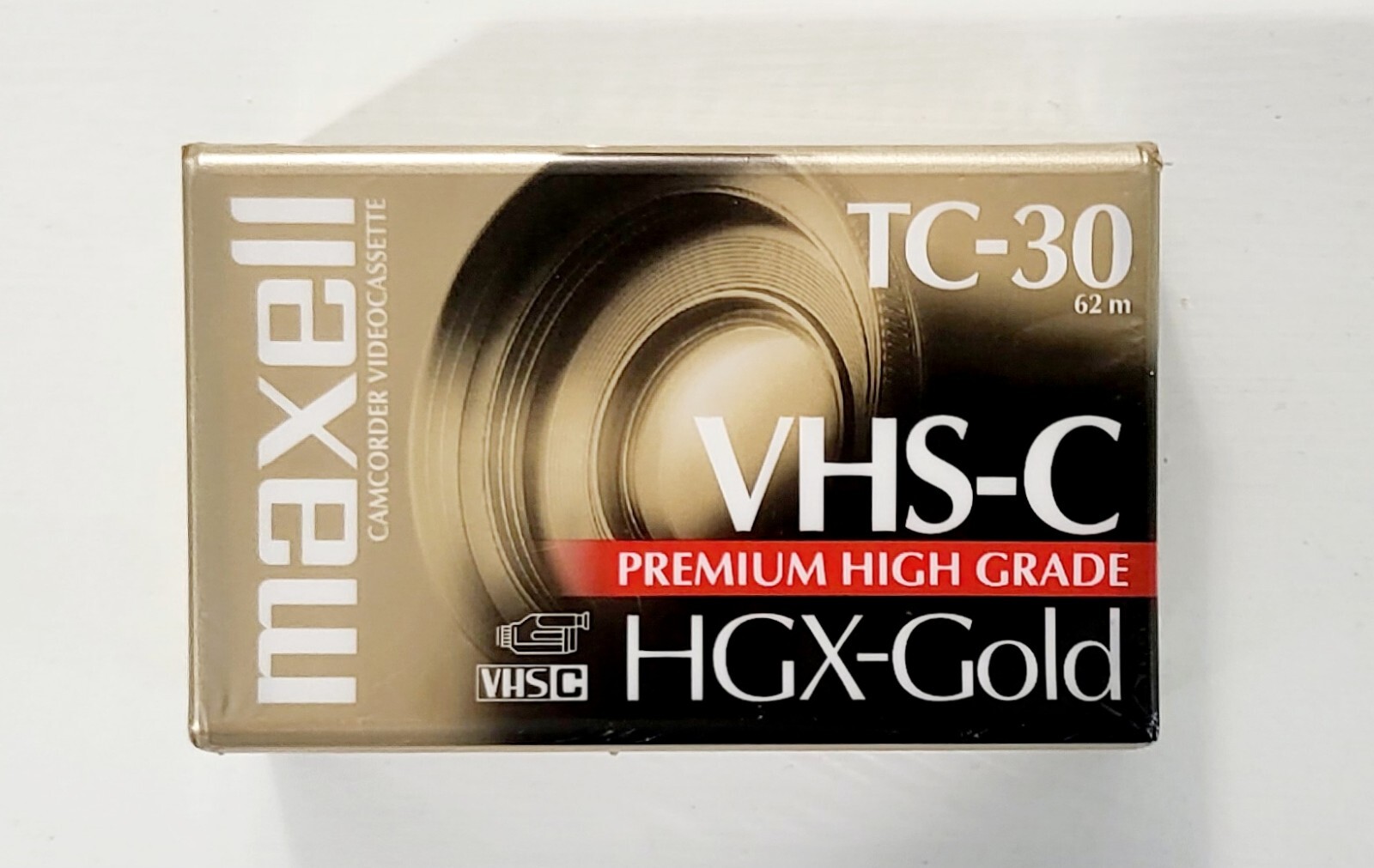 Maxell VHS-C TC-30 HGX-Gold Camcorder Blank Tape Premium High Grade New ...
