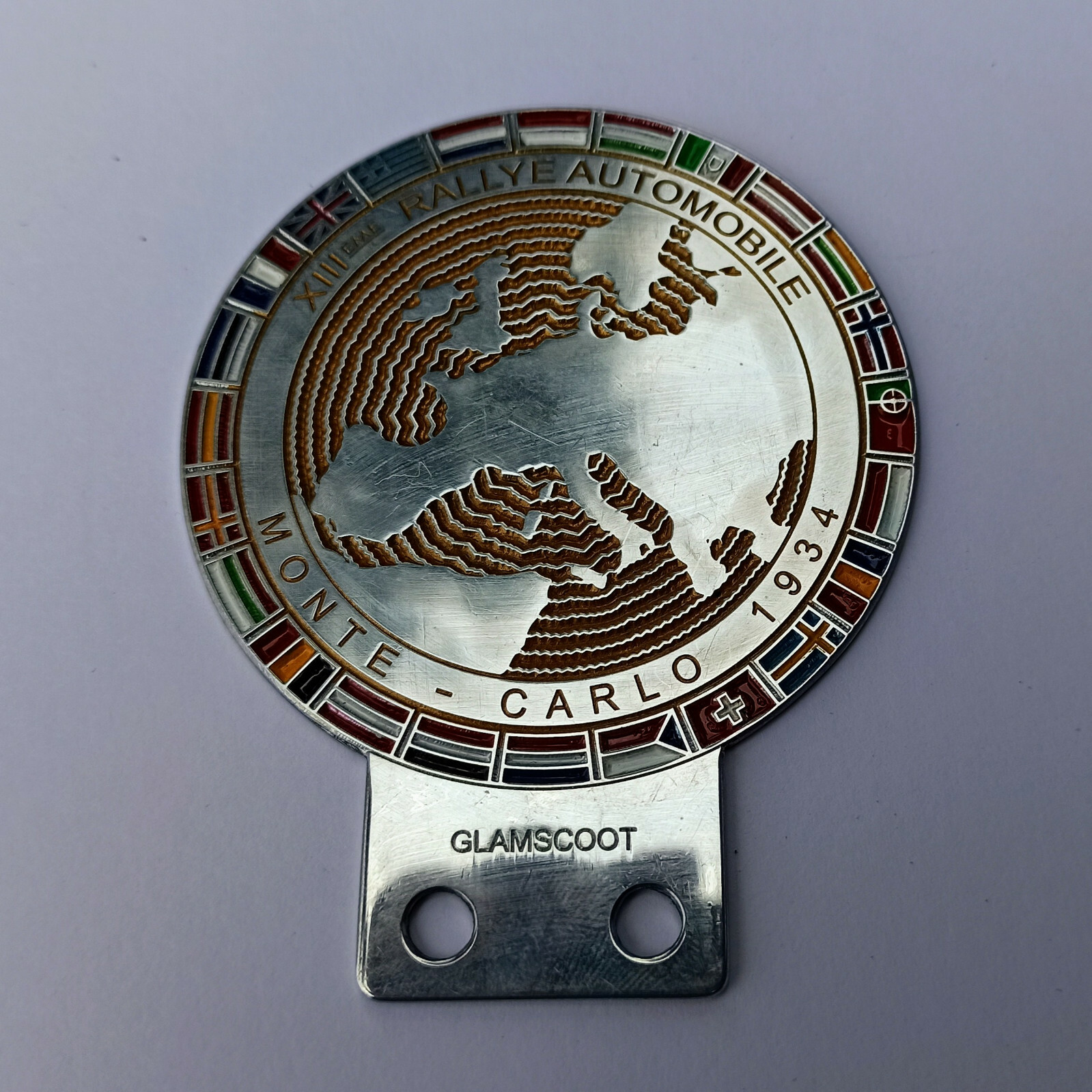 RALLYE MONTE CARLO BADGES CAR BADGE EMBLEM 1934 | eBay