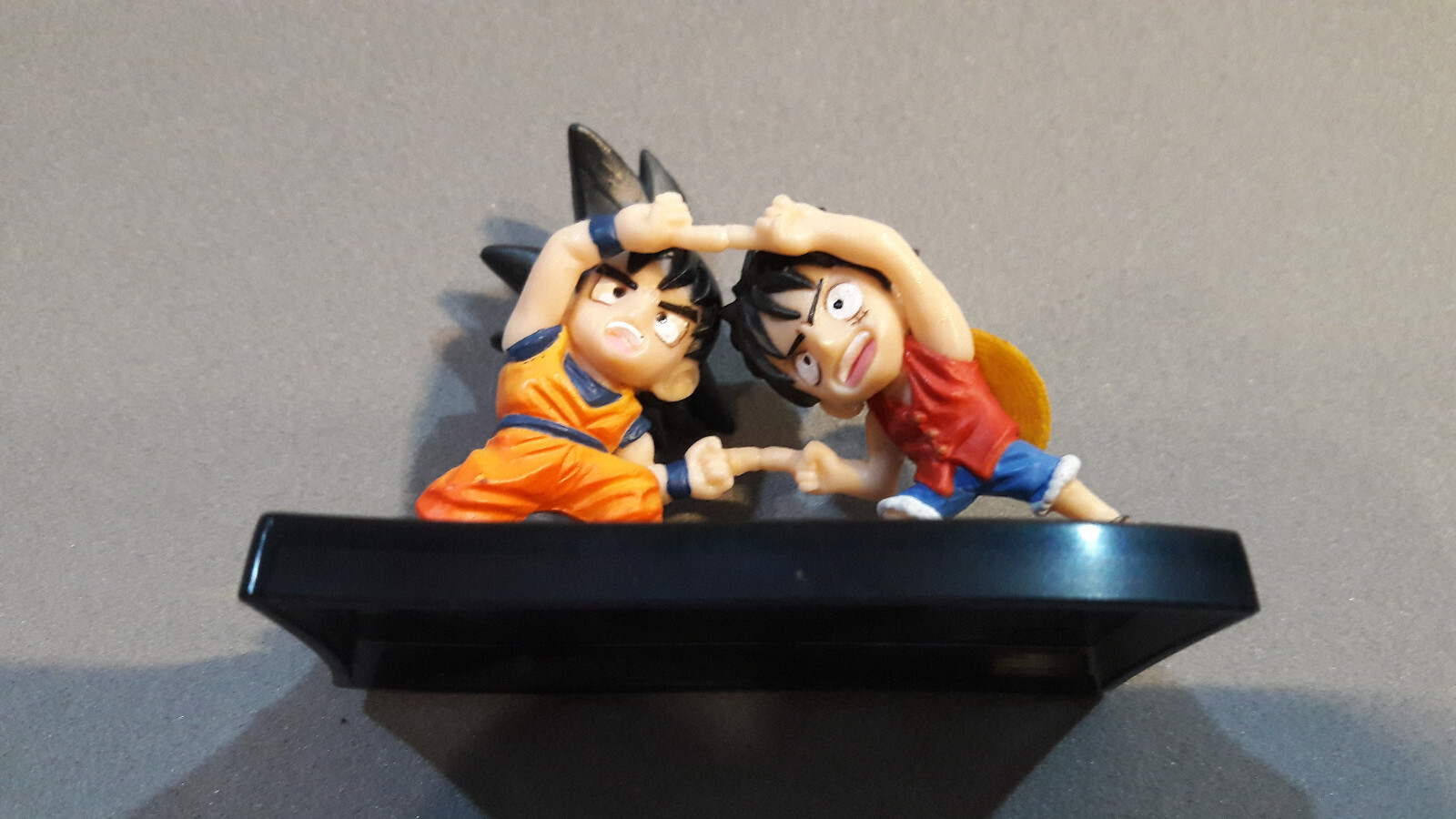 ONE PIECE x DRAGON BALL SUPER DEFORMED COLLECTION FIGURE LUFFY & GOKOU ...