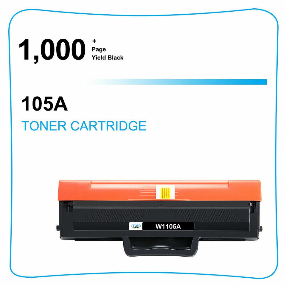 4 Pack Toner Compatible with HP W1105A 105A Laser MFP 137fnw 107a 107w ...