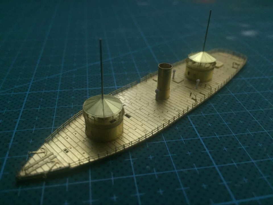 PE kit 1/700 American Civil War ironclad warship USS Onondaga (1864 ...