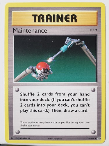 Maintenance 79/108 LP / VLP - XY Evolutions Pokemon Card - $2 Combined ...