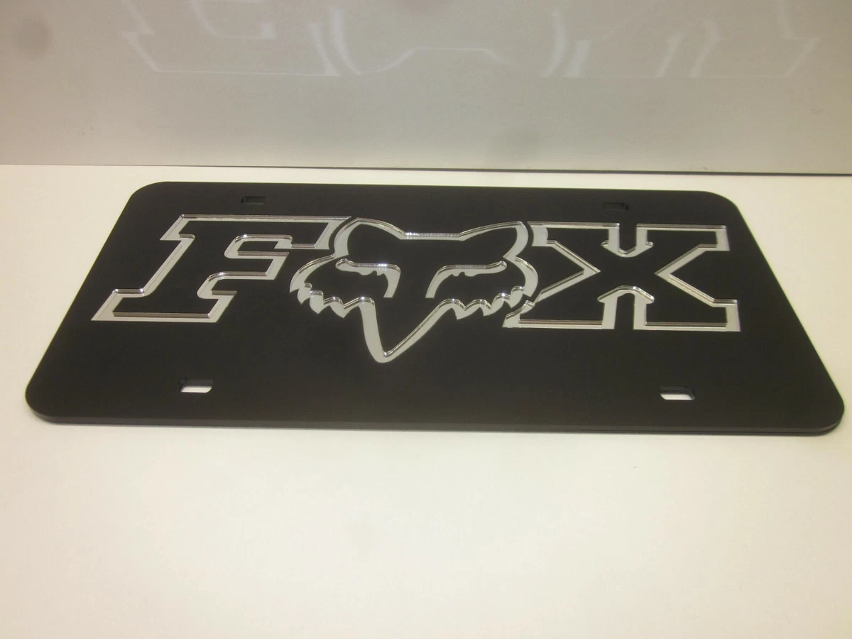 Fox Racing License Plate Sale