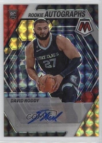 2022-23 Panini Mosaic - Rookie Autographs Mosaic David Roddy #RA-ROD ...