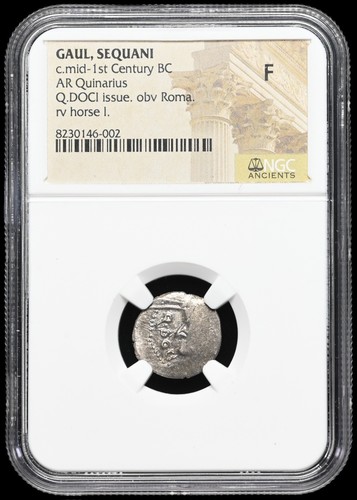 CELTIC, Central Gaul. Sequani. 1st Century BC. Quinarius, Q DOCI, NGC ...