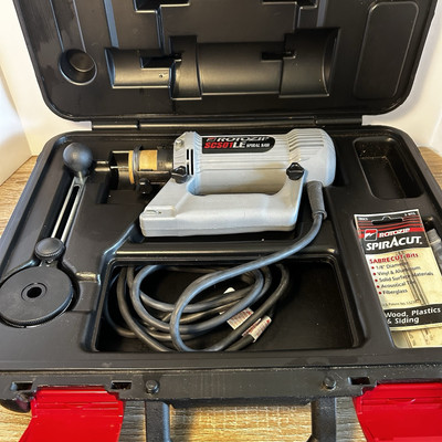 ROTOZIP SCS01LE, SPIRAL SAW KIT WITH ATTACHMENTS, BITS AND STORAGE CASE ...