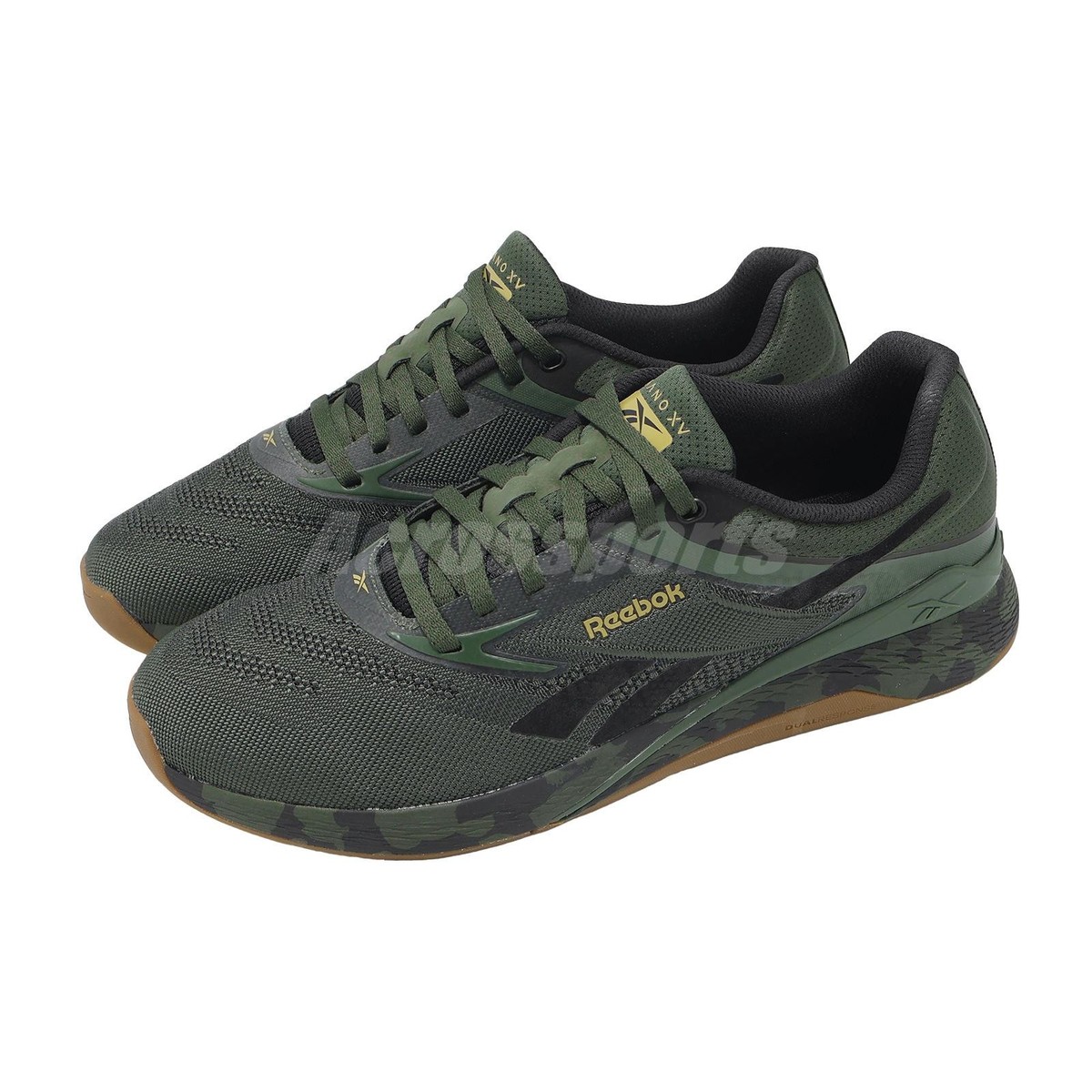 Reebok Nano X5 Green Black Brown Men Cross Training Workout Shoes