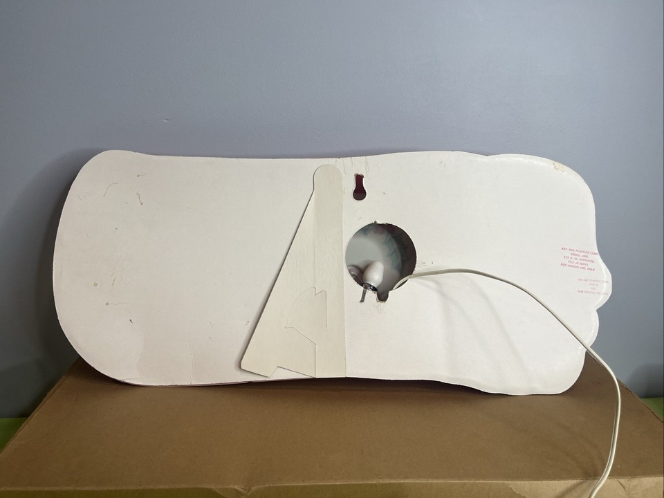 Kay Dee Vintage Christmas Santa Merry Christmas Wall Blow Mold Flat ...