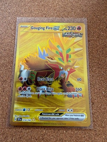 Gouging Fire Ex 214/162 Pokemon Temporal Forces | eBay UK