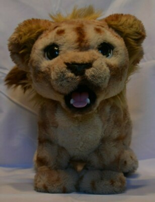 FurReal Mighty Roar Simba The Lion King Interactive Plush 100+ Sound ...
