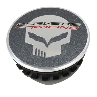 2014-2019 Corvette C7 Corvette Racing Center Cap 19301417 w/ Jake Skull ...