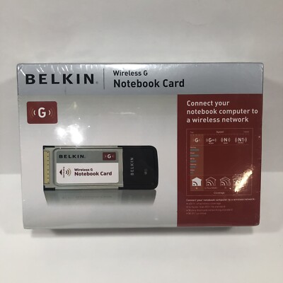 Belkin Wireless G Laptop Notebook Network Internet Card NIB | eBay