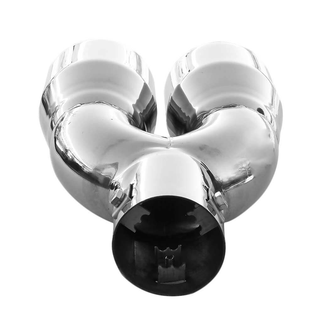 Twin Exhaust Tip Trim Pipe Muffler For VW Golf 5 4 3 V IV III Parati ...