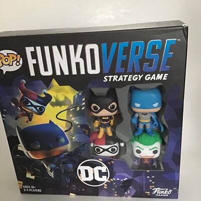 Funko Pop Verse DC Strategy Game Batman Joker Batgirl FUNKOVERSE Sealed ...