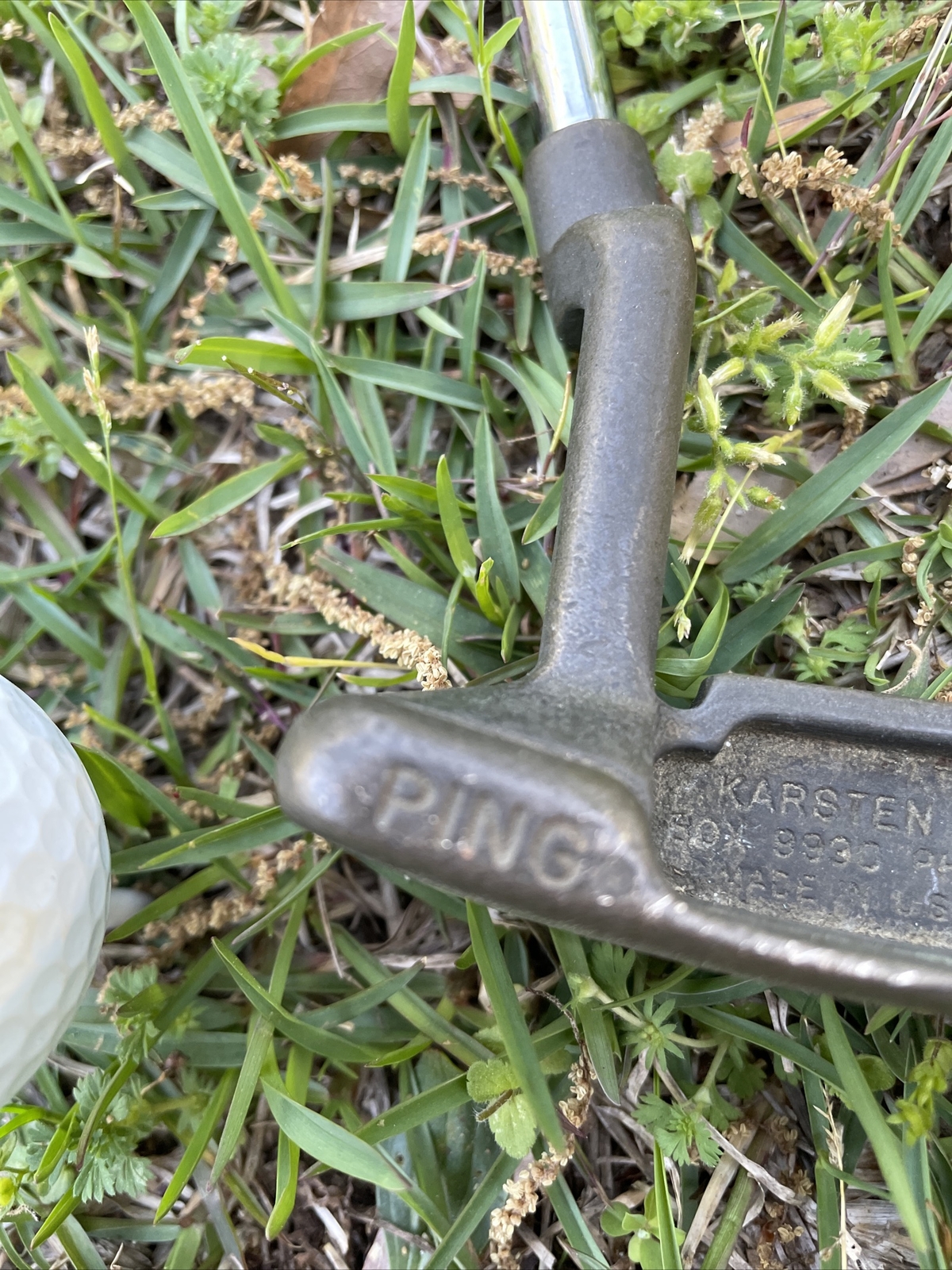 Vintage Original Rare Ping Anser Putter Has Original Ping Grip & patina ...
