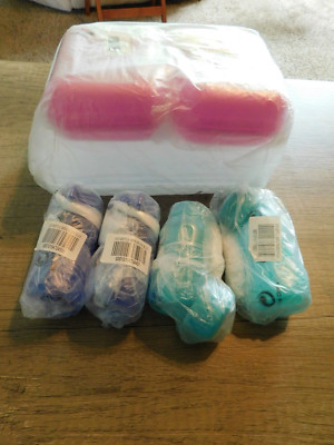 Tupperware Lot of 7 Piece 4 Mini Eco Bottles and 3 Piece Packables Set ...