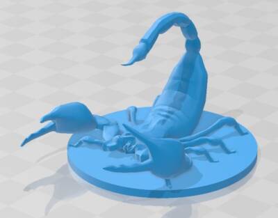 Giant Scorpion Mini - DND - Pathfinder - Dungeons & Dragons - RPG ...