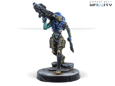 INFINITY New Female Nyoka Rocket Launcher Assault Troops O12 Corvus CB ...