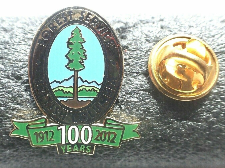 Forest Service British Columbia 100 Years 1912 - 2012 Lapel Pin | eBay