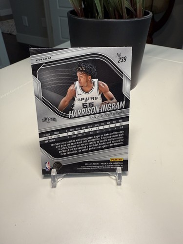 Harrison Ingram 2024-25 Panini Prizm Black Hyper Prizm Rookie Spurs ...