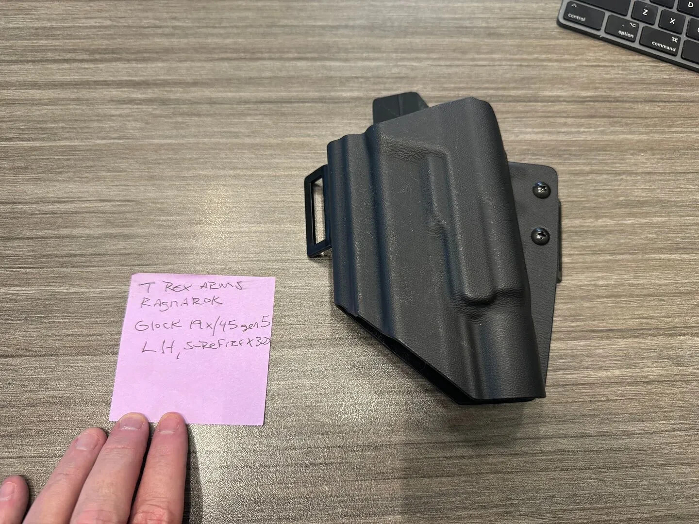 T.Rex Arms OWB Black Glock Left Hand Ragnorok | eBay
