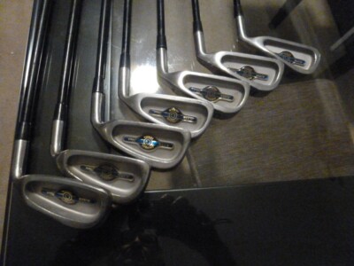 Axis Tour Irons set 3-9, Graphite Tour Bulge Shafts, cavity back, right ...