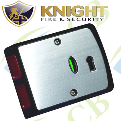 Knight Plastics Stainless Steel Grade 3 Double Push PA Button Key Reset ...