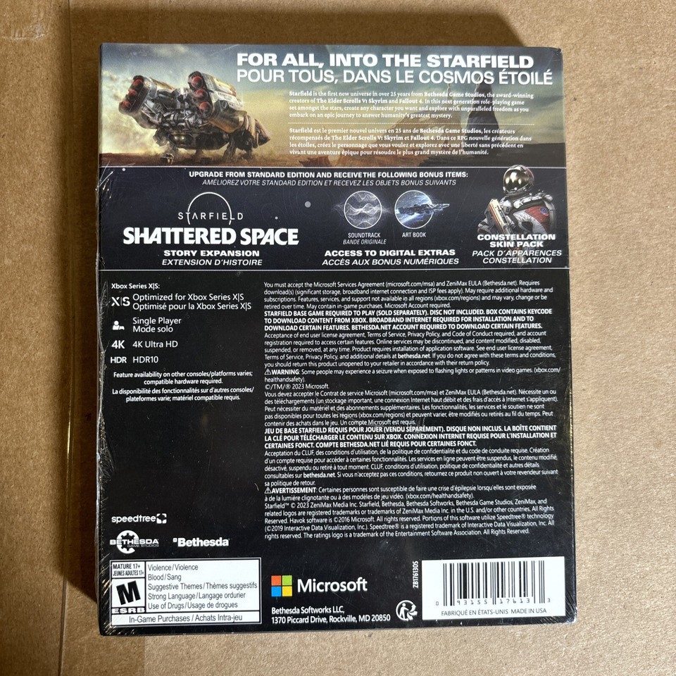 Starfield Premium Upgrade + Steelbook - Xbox Series X | eBay