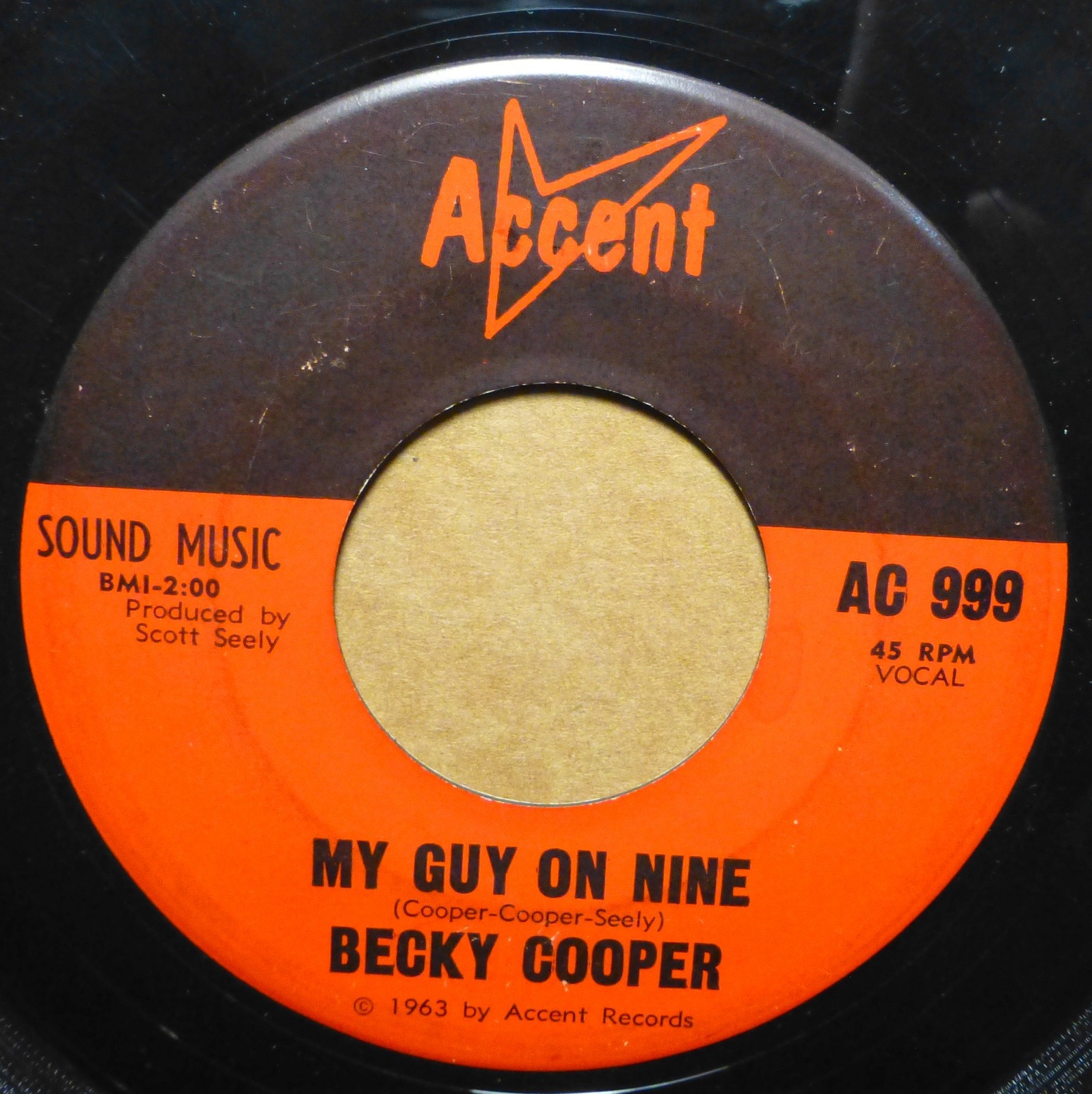 Becky Cooper Fort VG 45 My Mec Sur Neuf B/W Patiently R&b Ado R&r ...