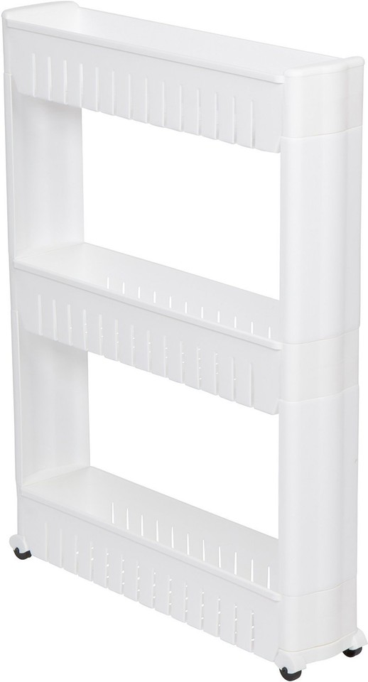 3 Tiers Slim Storage Organizer Roll Space Saver Pantry Kitchen Bathroom ...