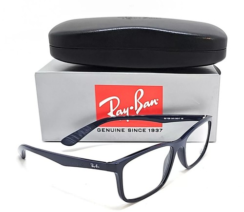 Ray-Ban RX7129II 5419 Blue Frames Reading Glasses/Bifocal/Progressive ...