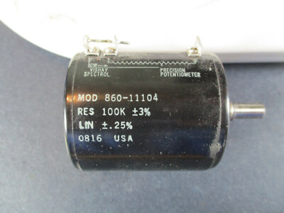 VISHAY SPECTROL 860B1104 MOD 860-11104 RES 100Kohm PRECISION ...