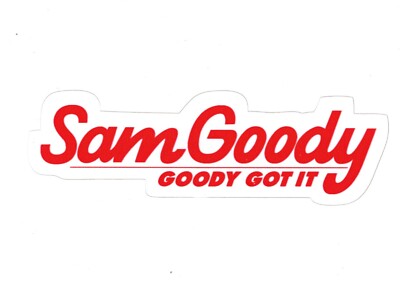 Sam Goody Sticker (Reproduction) | eBay