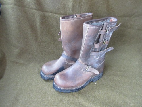 True VTG Biker Buckle Boots Engineer Boots Mad Max Steampunk Hand Made ...