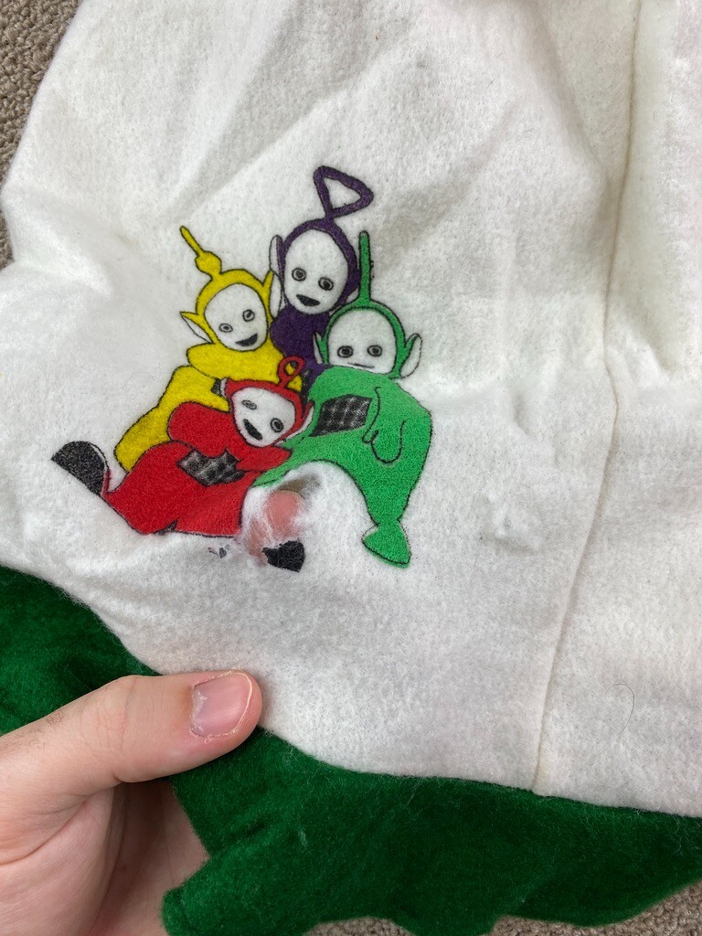 Teletubbies Hat Tall Dr Seuss Style Kids Show Red Gre… - Gem