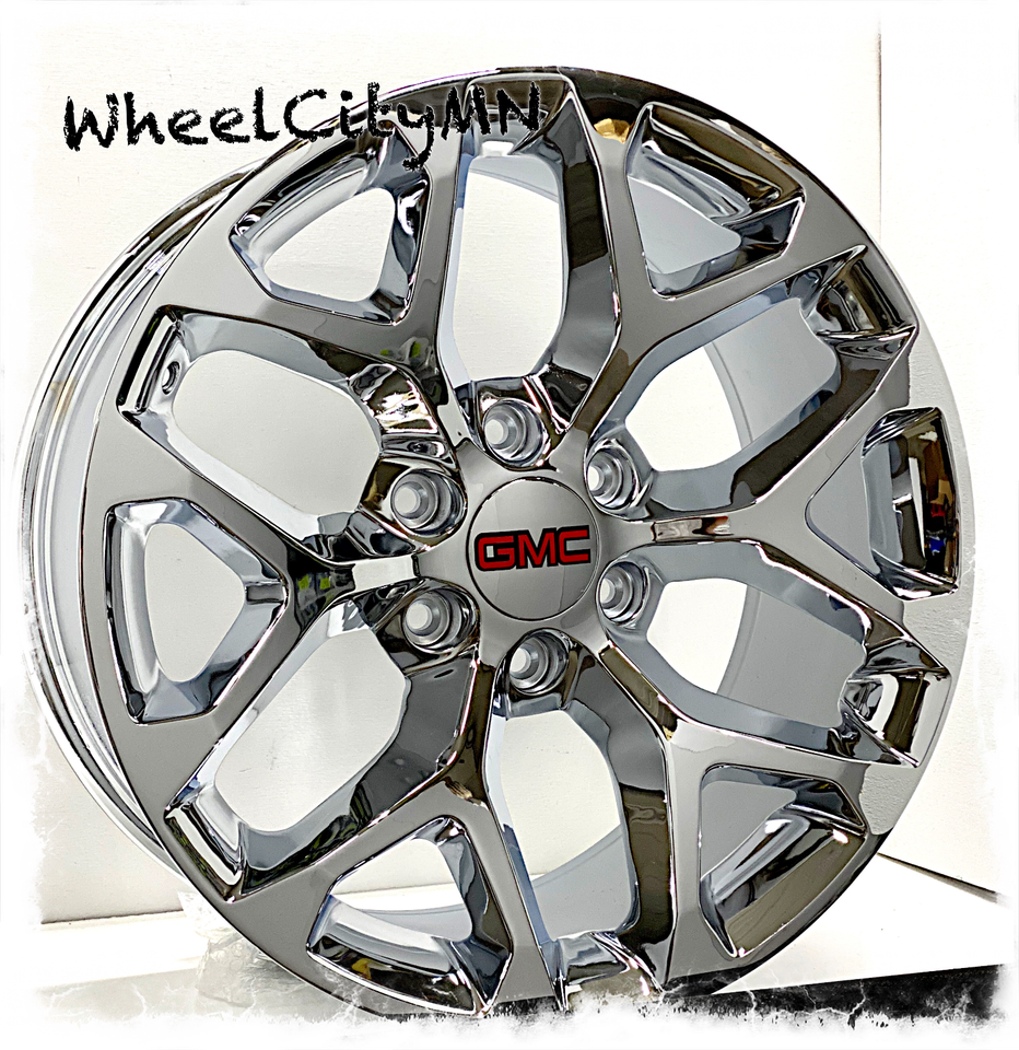 20 inch chrome Snowflake 2020 GMC Yukon Denali OE replica 5668 wheels ...