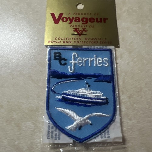 Vintage British Columbia BC Ferries Canada Patch Travel Souvenir | eBay