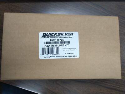 Mercury Quicksilver 8M0118725 A2D Trim Limit Kit OEM New | eBay