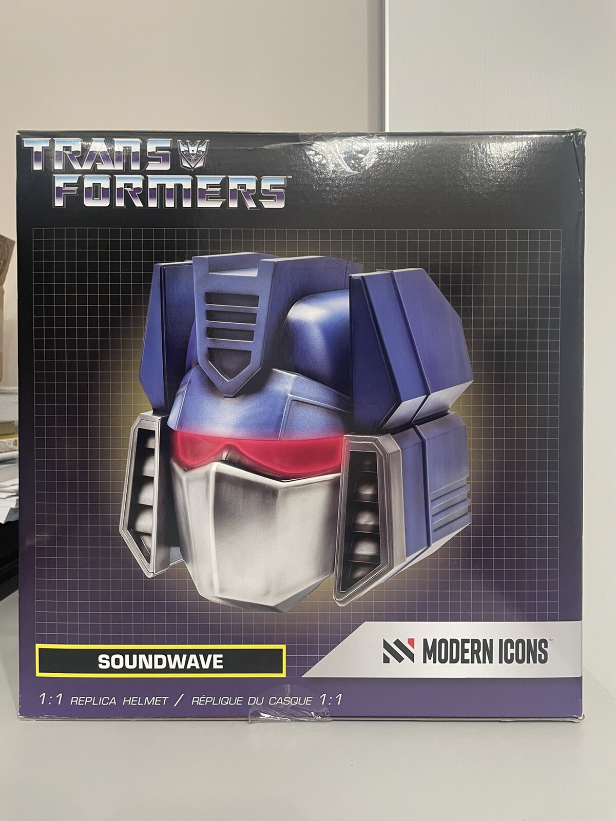 New Modern Icons Transformers Soundwave Electronic Helmet Gamestop ...