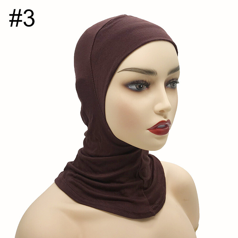 Women's Under Scarf Hat Cap Bone Bonnet Ninja Hijab Islamic Neck Covers Muslim | eBay